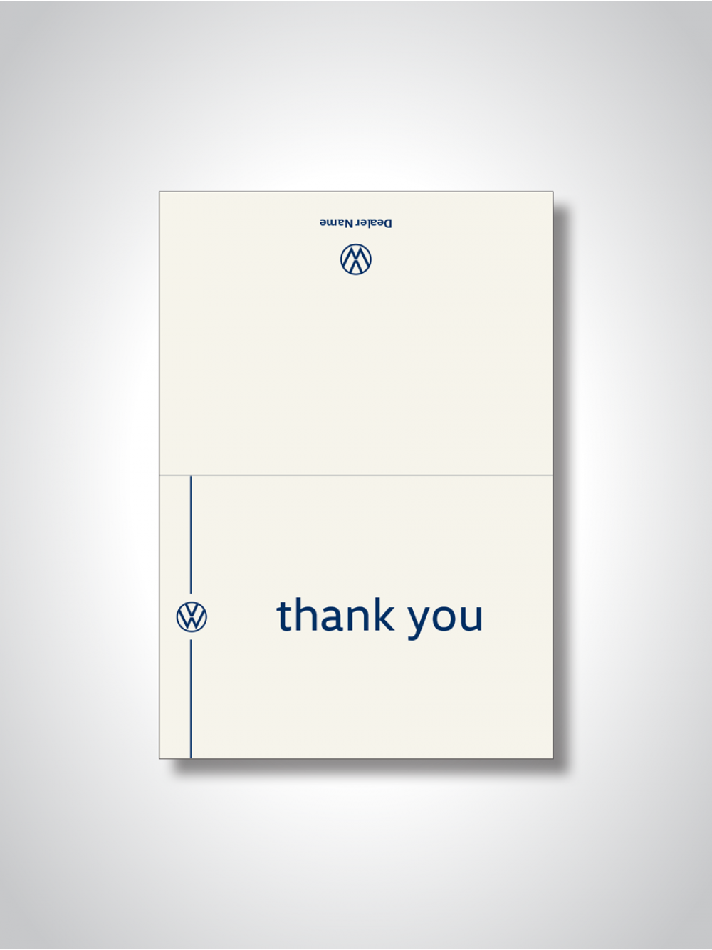 Volkswagen Thank You Cards